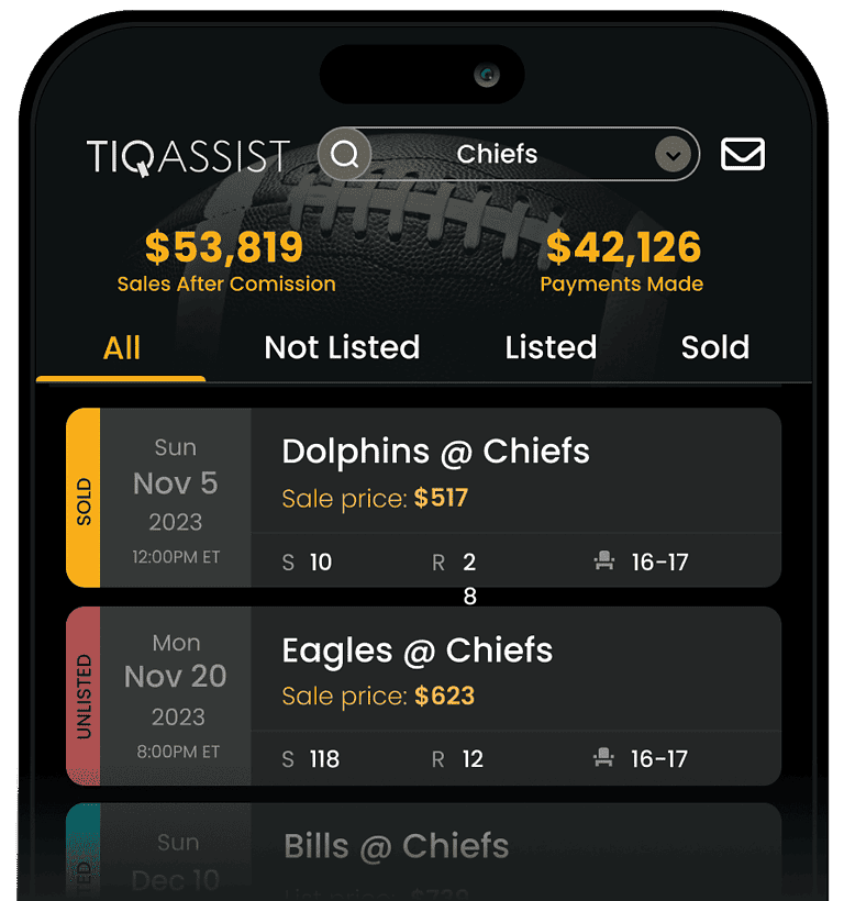 NFL Season Ticket Resale | TiqAssist
